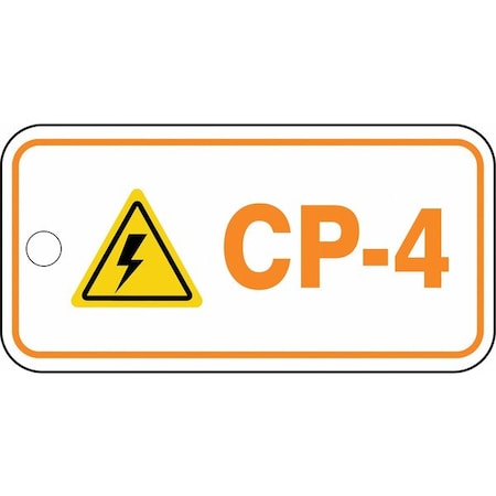 Accuform Energy Source ID Tag, No Header, vinyl, 3" Width, 1-1/2 ...