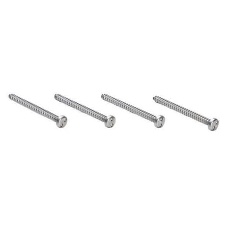 Safety Technology International 1-1/2 in Snake Eye Screws, Stainless ...