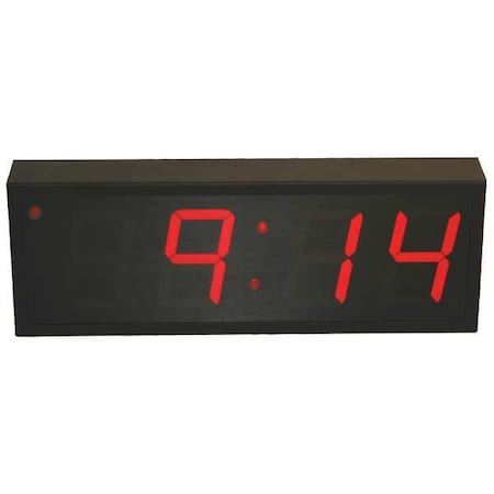 Zoro Select Clock, Digital, 14-1/8" W, 2-1/2" Digit Sz. PGE241RSE | Zoro