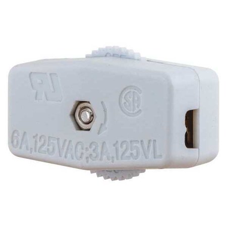 Bryant Inline Rocker Switch, White, On/Off Switch RS100W | Zoro