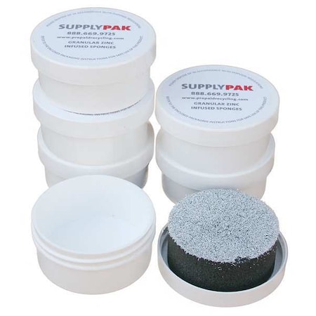 Supplypak Mercury Sponge,2 oz.,PK6 (SUPPLY-246) | Zoro