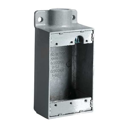 Killark Electrical Box, 47 cu in, FD Box Type, 1 Gang, Aluminum ...