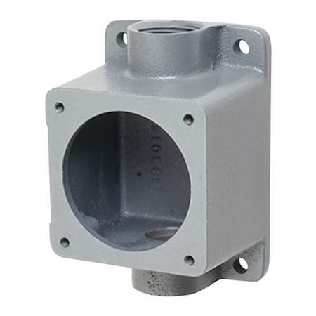 Hubbell Back Box, 30A, 1" Hub, Feed Through VRC33 | Zoro