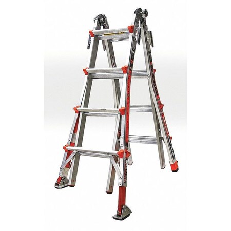 Little Giant Ladders Articulating Ladder, 15 ft., Aluminum, 300 lb ...
