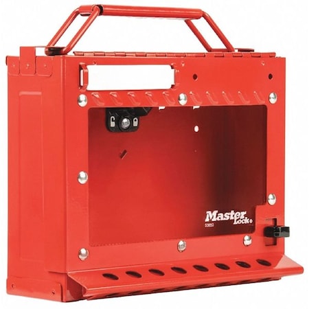 Master Lock Group Lockout Box, 6-7/8" H x 8-3/8" W S3650 | Zoro