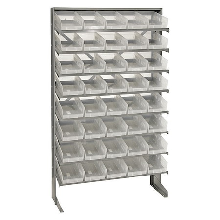 Quantum Storage Systems Steel Pick Rack, 12 in D x 60 in H x 36 in W, 8 ...