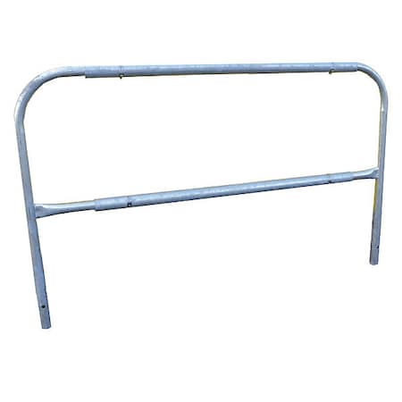 Garlock Safety Systems Guardrail, 10 ft. L, Steel, Adjustable, Gray ...