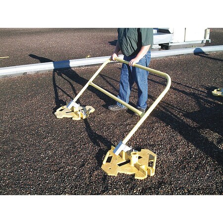 Garlock Safety Systems Guardrail Adapter, 2" L, Steel 407490 | Zoro