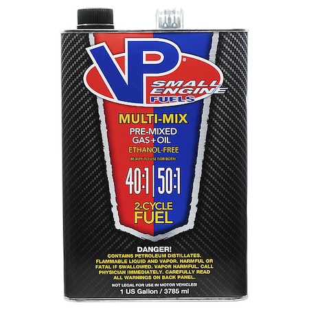 Vp Racing Fuels Small Engine Fuel, 2 Cycle, 1 gal., PK4 68114 | Zoro