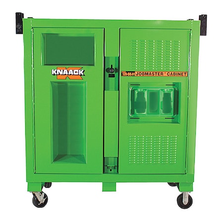 Knaack Jobsite Cabinet, Green, 60 in W x 30 in D x 60 in H 139-SK-01 | Zoro