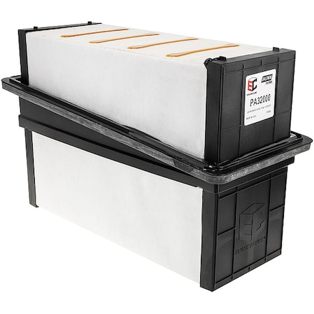 Baldwin Filters Air Filter, Design Rectangular, 8-13/32" W PA32000 | Zoro