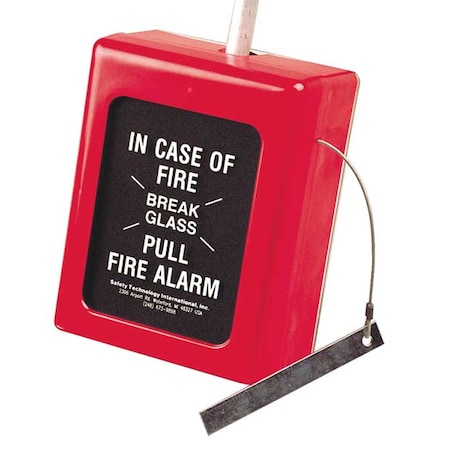 Safety Technology International Break Glass Cover, Polycarbonate/Glass ...