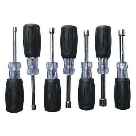 Jonard Tools Nut Driver Set, SAE, Hollow, 7 pcs. ND-631 | Zoro