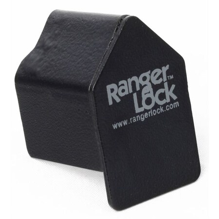 Ranger Lock Padlock Guard,Hardened Steel,Blk,3-5/8"L (RGJR-00) | Zoro