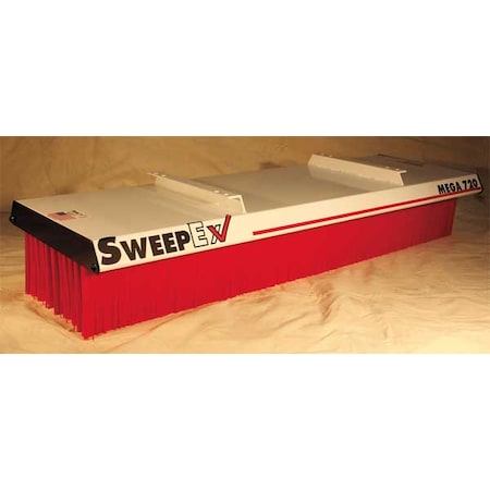 Sweepex Mega Series Broom, 72 In W, 11 In H SMB-720-1 | Zoro