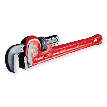 Ridgid 24" Heavy-Duty Straight Pipe Wrench, 3" Pipe Capacity, Red 31030 ...