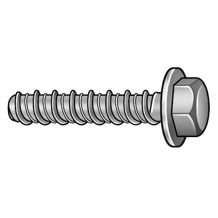 Red Head Large Diameter Tapcon Concrete Screw, 5/8" Dia., Hex, 5 in L ...