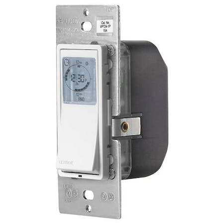 Leviton Electronic 24-Hour Programmable Timer VPT24-1PZ | Zoro