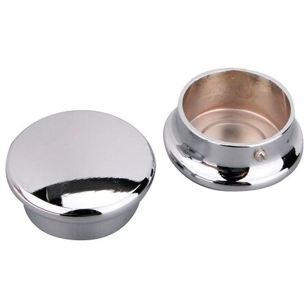 John Sterling End Caps, Steel, PK2 CD-0017-CH | Zoro