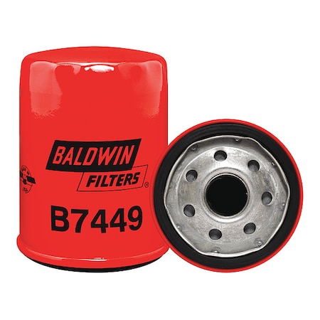 Baldwin Filters Oil Filter, Spin-On, 4-3/32"x3"x4-3/32" B7449 | Zoro
