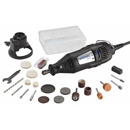 Dremel Rotary Tool Kit, 15000/35,000 RPM, 21 Pc 200-1/21 | Zoro