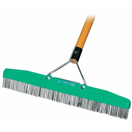 Tough Guy Carpet Groomer Rake, 18 In., Green 5EFA5 | Zoro