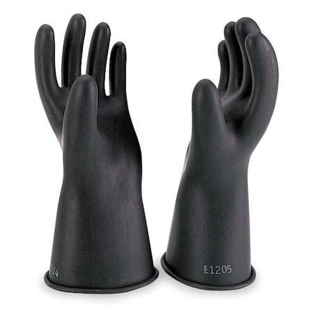 Salisbury Electrical Gloves, Class 0, Black, Sz 7, PR E011B/7 | Zoro