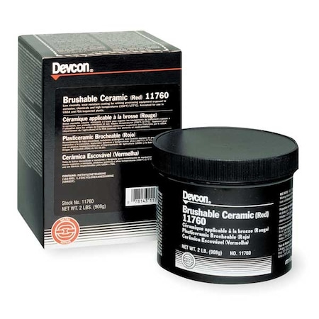 Devcon Epoxy, 2 lb Container Size, Can, Red 11760 | Zoro