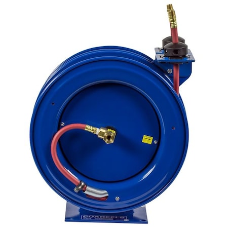 Coxreels Dual Reel Spring Return Hose Reel, 3/8 in Hose Diameter, 25 ft ...