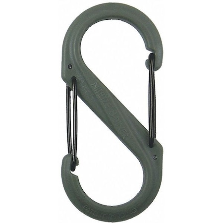 Nite Ize Carabiner Clip, 3-1/2 In., Plastic, Green SBP4-03-26BG | Zoro