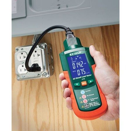 Extech AC Circuit Analyzer, 90 to 240V CT70 | Zoro