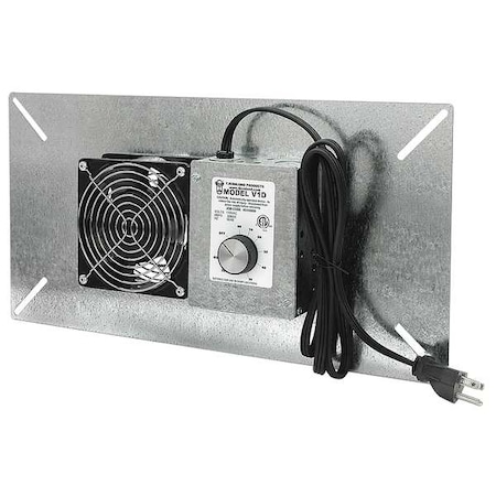 TJERNLUND 110 cfm Crawl Space Fan, Plug-in (V1D) | Zoro