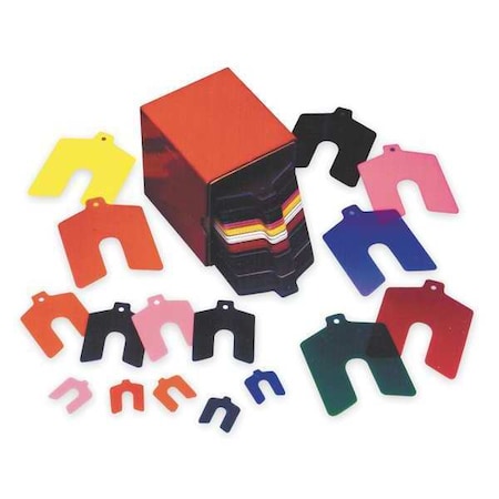 Precision Brand Slotted Shim Assortment, Pk170 42905 | Zoro