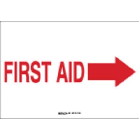 Brady First Aid, 10" W x 7" H, Rectangle, Plastic, 22667 22667 | Zoro
