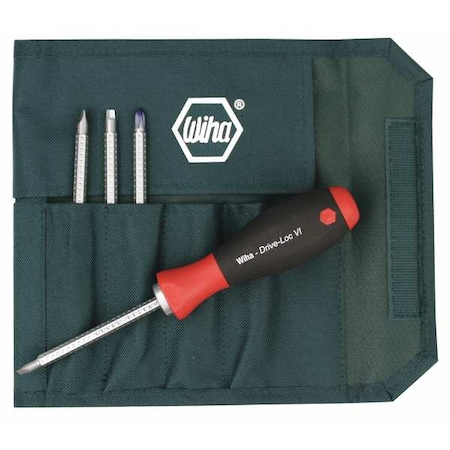 Wiha Interchangeable Blade Bit Set, Pieces 10 28194 | Zoro