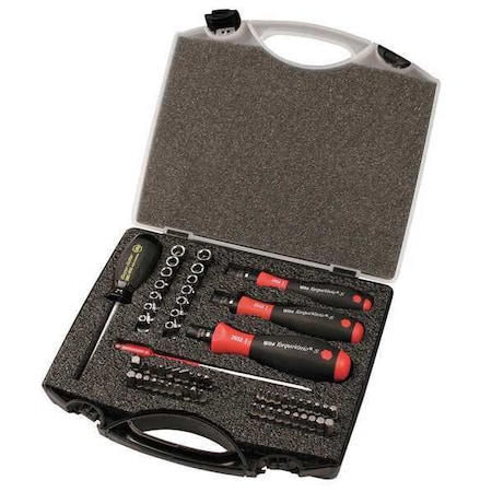 Wiha Tools Torque Control Set,Pieces 59 (28589.G) | Zoro
