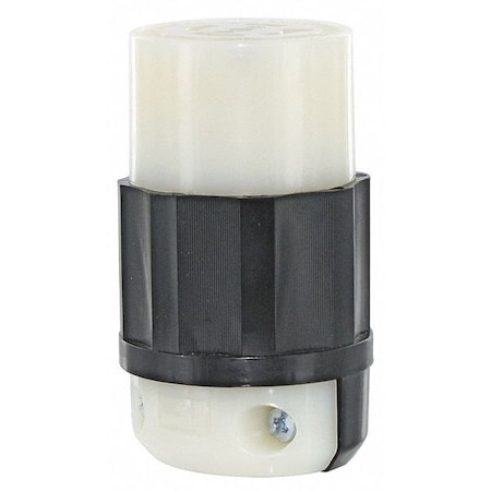 Leviton Locking Connector, L23-20R, 20 A, 347/600V AC, Three Phase, 4 ...