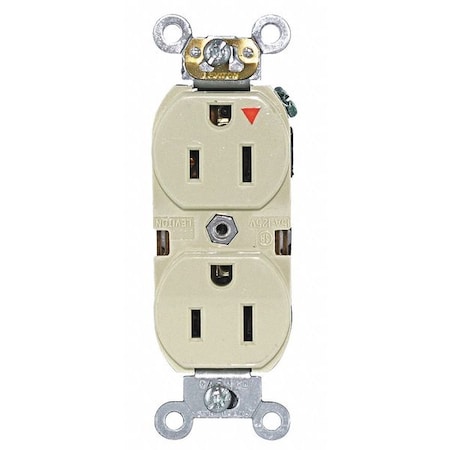Leviton Straight Blade Receptacle, WD-1 & WD-6, 15 A, 125V AC, 2 Pole ...