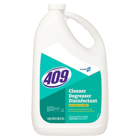 Formula 409 Cleaner/Degreaser Disinfectant, 1 Gal Jug, Liquid, Clear, 4 ...
