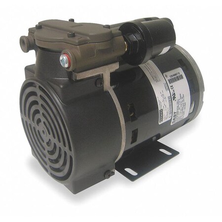 Gast Piston Air Compressor/Vacuum Pump, 1/3HP 71R142-P251-D300X | Zoro