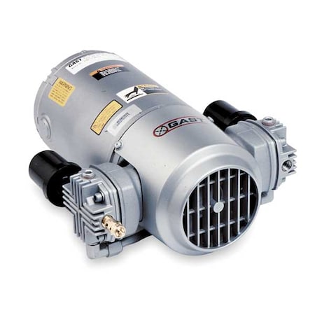 Gast Piston Air Compressor, 1/3HP, 115V, 1Ph 3LBA-10-M300AX | Zoro