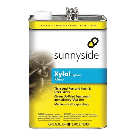 Sunnyside Xylol Solvent, 1 gal. 822G1 | Zoro