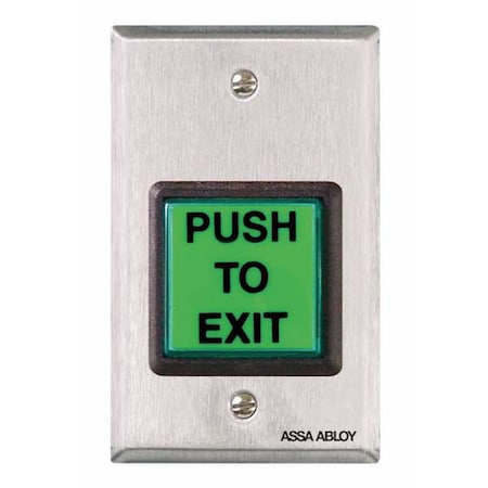 Securitron Push to Exit Button, Emergency EEB2 | Zoro