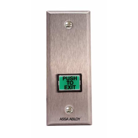 Securitron Push to Exit Button,Emergency (EEB3N) | Zoro