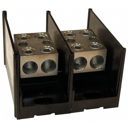 Mersen Distribution Block, 69 Series, 2P, 620A 69122 | Zoro