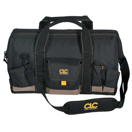 Clc Work Gear Tool Bag, Black, Polyester, 25 Pockets 1163 | Zoro