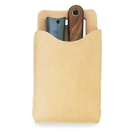 Clc Work Gear Tool Pouch, Tool Pouch, Tan, Leather, 1 Pockets 407 | Zoro