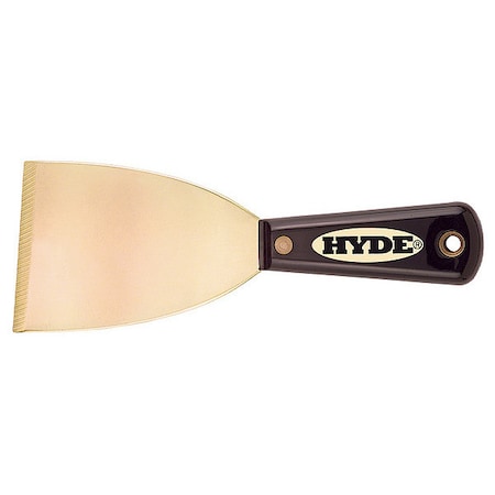 Hyde Scraper, Stiff, 3", Brass 02420 | Zoro