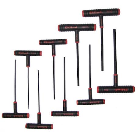 Eklind 9 Piece SAE T-Shape Hex Key Set, 60609 60609 | Zoro