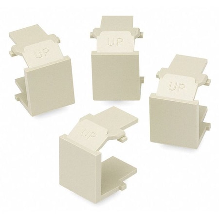 Leviton Snap In Blank Module 41084-BWB | Zoro